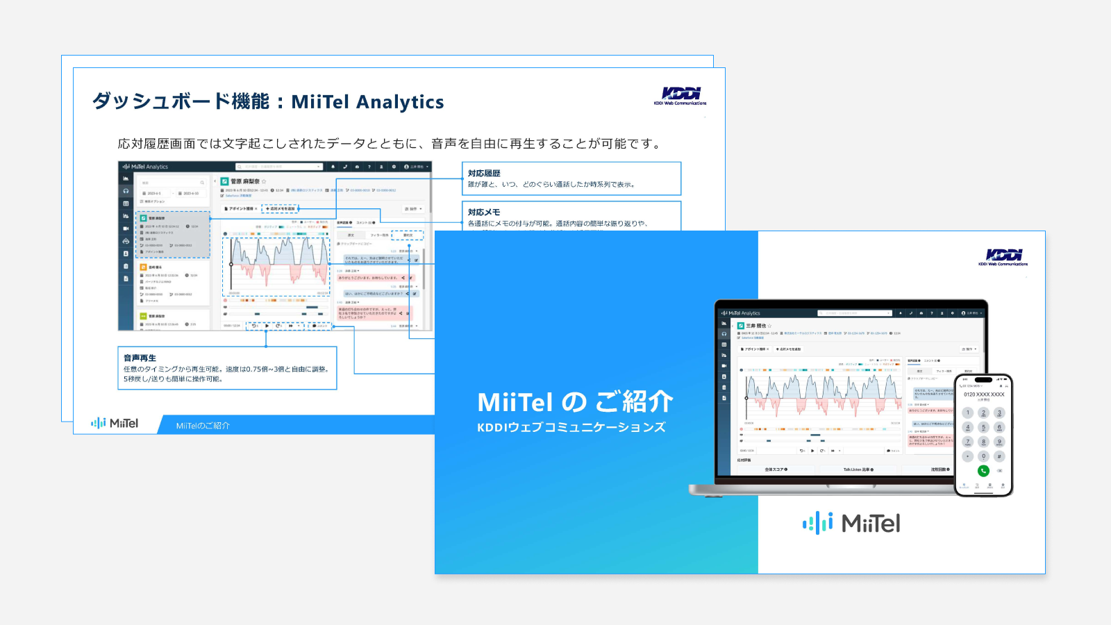 【MiiTel資料DL】MiiTel サービスガイド | KWCPLUS